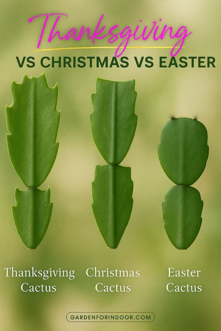 How To Tell A Christmas Cactus From An Easter Cactus - Garden For Indoor